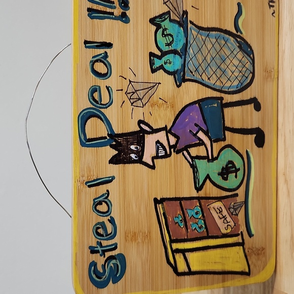 Hand Crafted | Wall Decor | Hand Painted Posh Sign Steal Deal X 7 Inch ...